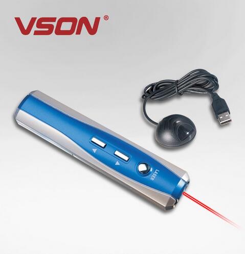 china new wireless presenter with long control distance laser pointer-VSON
